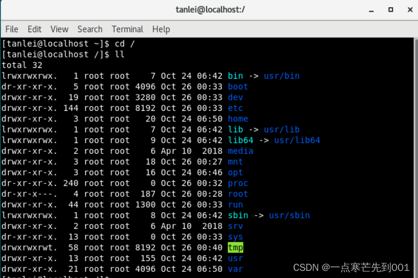Linux目录结构 Csdn博客