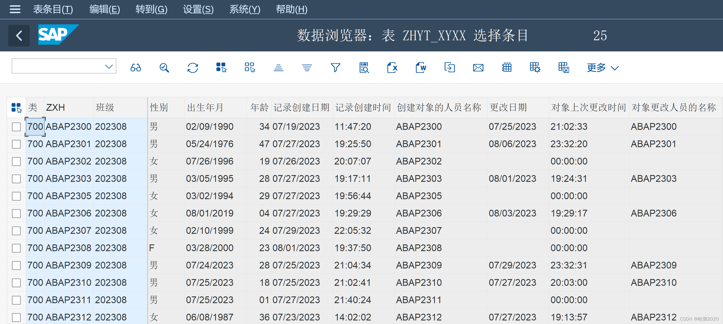 Abap Debug:debug方式调整se16修改表数据 Abap中debug过程中怎么改数 Csdn博客
