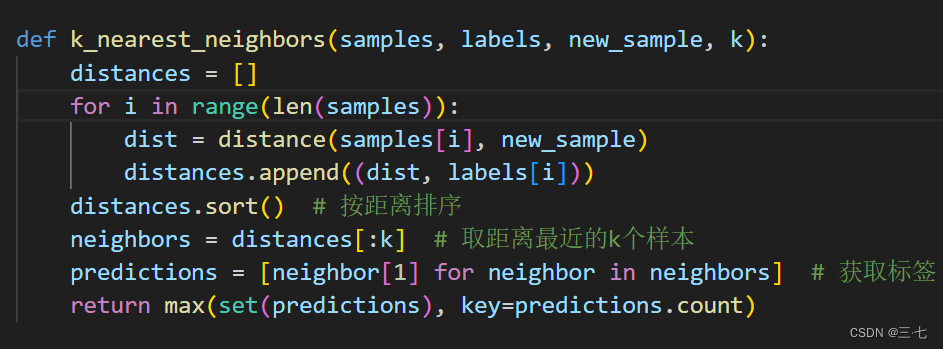 Knn近邻算法的简单实现(python) Csdn博客