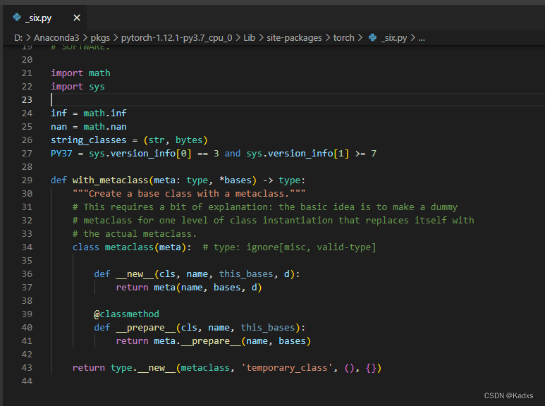 [问题解决]module ‘torch Six‘ Has No Attribute ‘py3‘ Has No Attribute Se3 Csdn博客