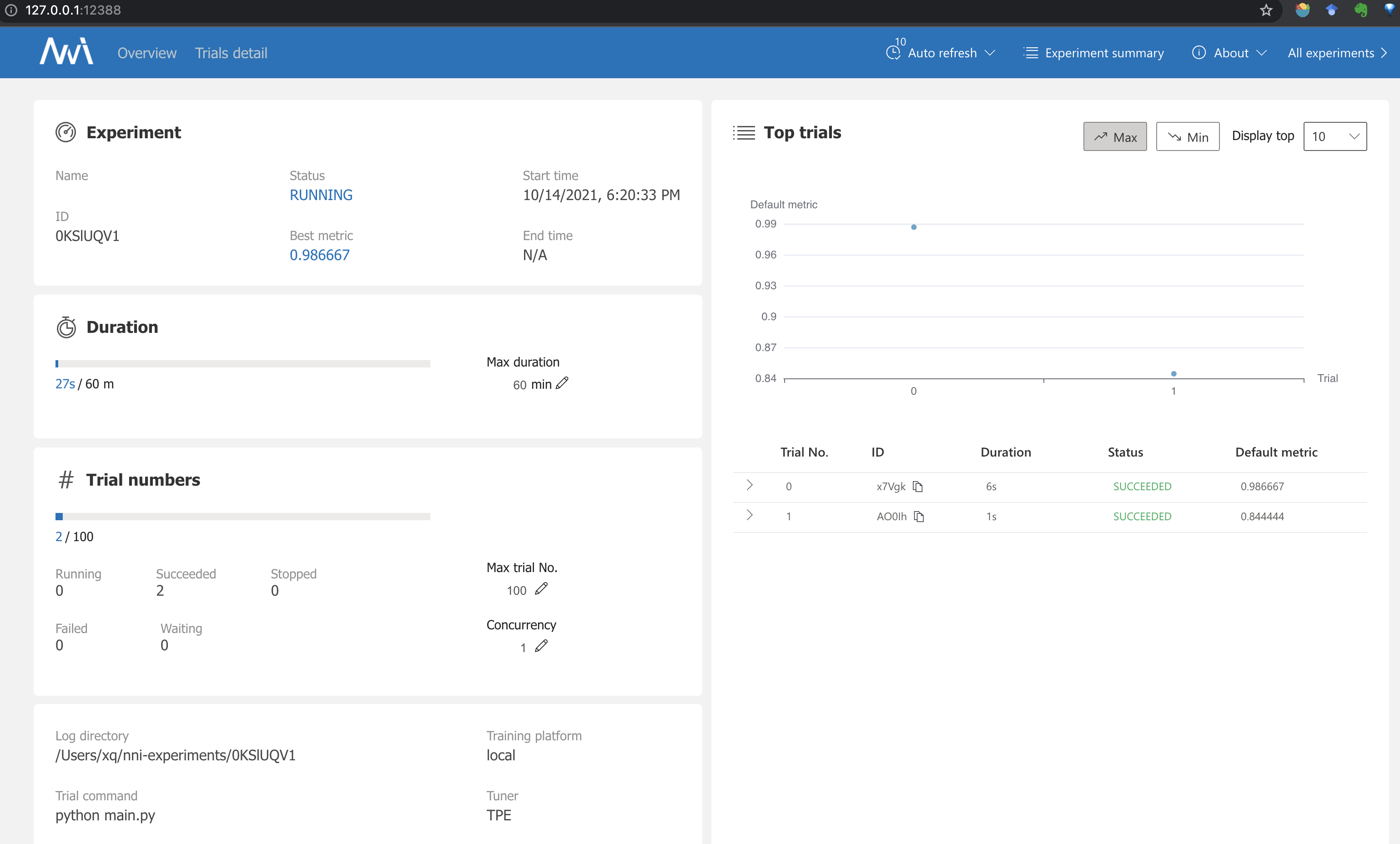 自动化调参NNI学习(一)：官网代码学习_nni代码-CSDN博客