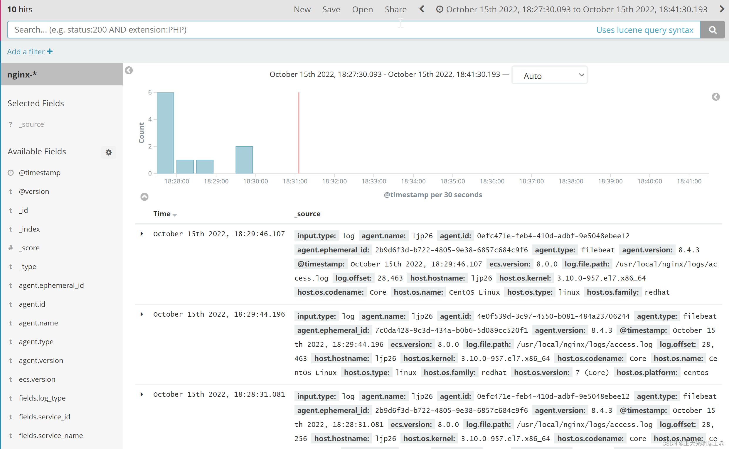 ELK+Filebeat+Kafka+Zookeeper日志分析系统_elk+filebeat+kafka分布式日志管理平台搭建 2024-CSDN博客
