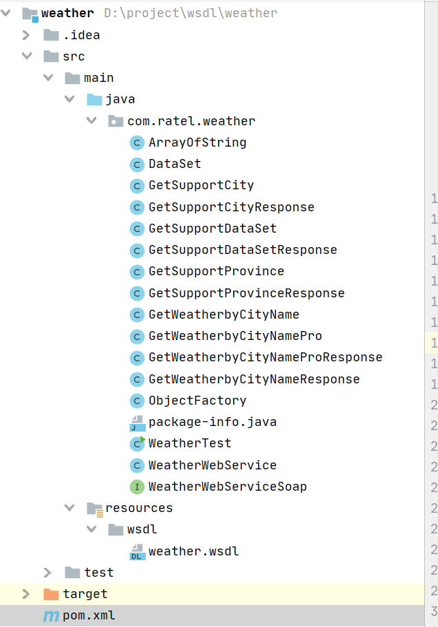 JAVA调用WebService接口（以调用第三方天气接口为例）并打成jar包 附源码_java实现webservice服务端jar包-CSDN博客