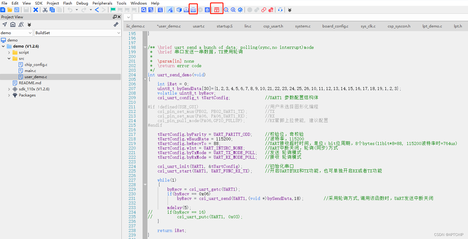APT32F110X uart使用指南-CSDN博客