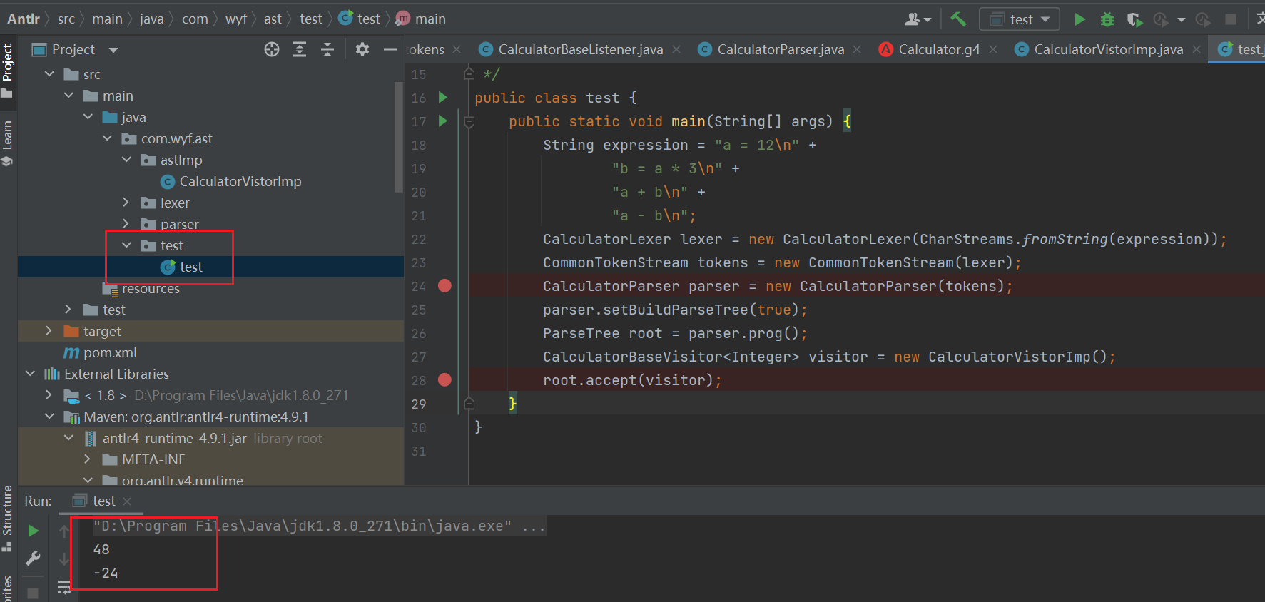 Idea中使用Antlr4_idea antlr4-CSDN博客