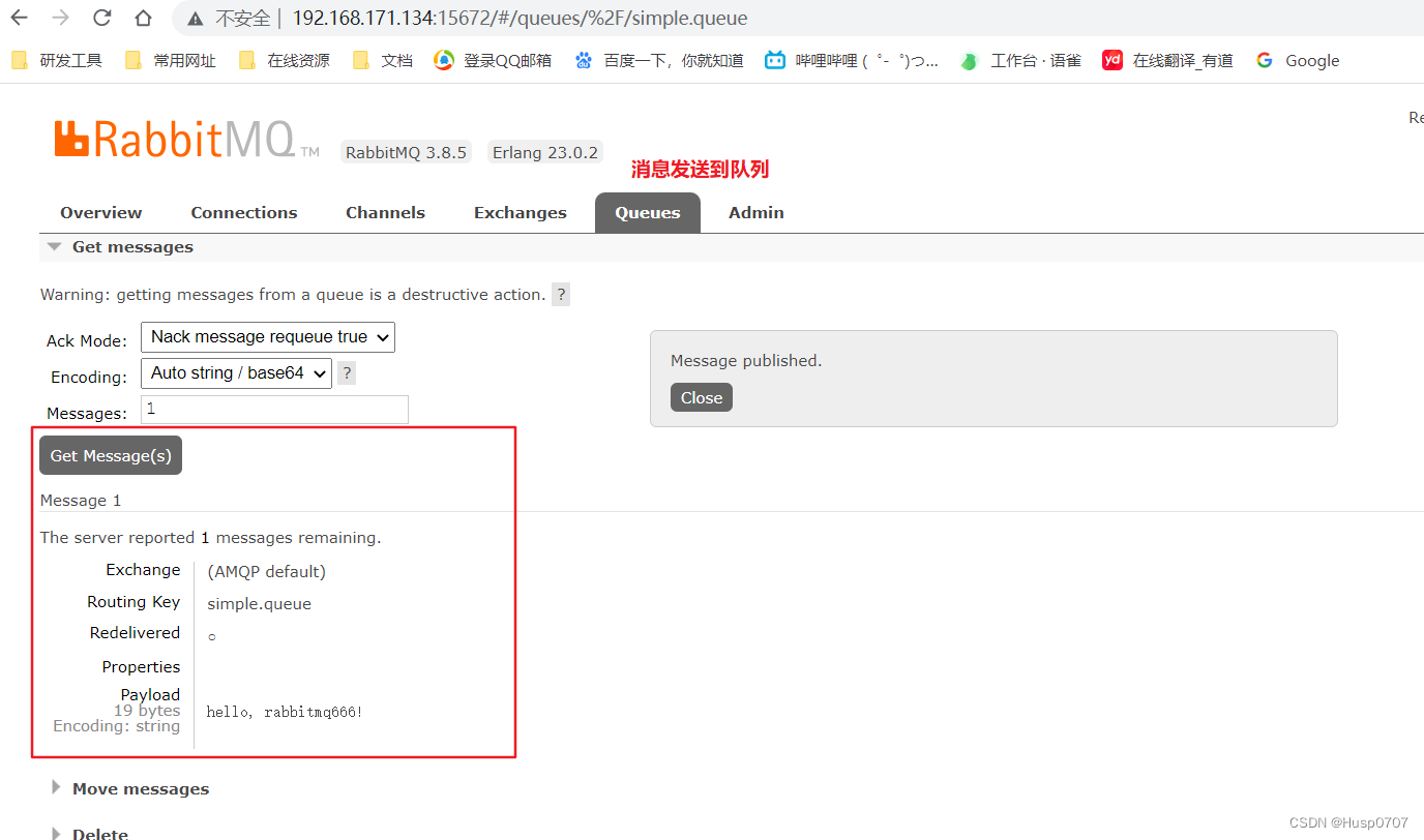RabbitMQ快速入门看这篇就够了！_rabbitmq配置发送接收队列-CSDN博客