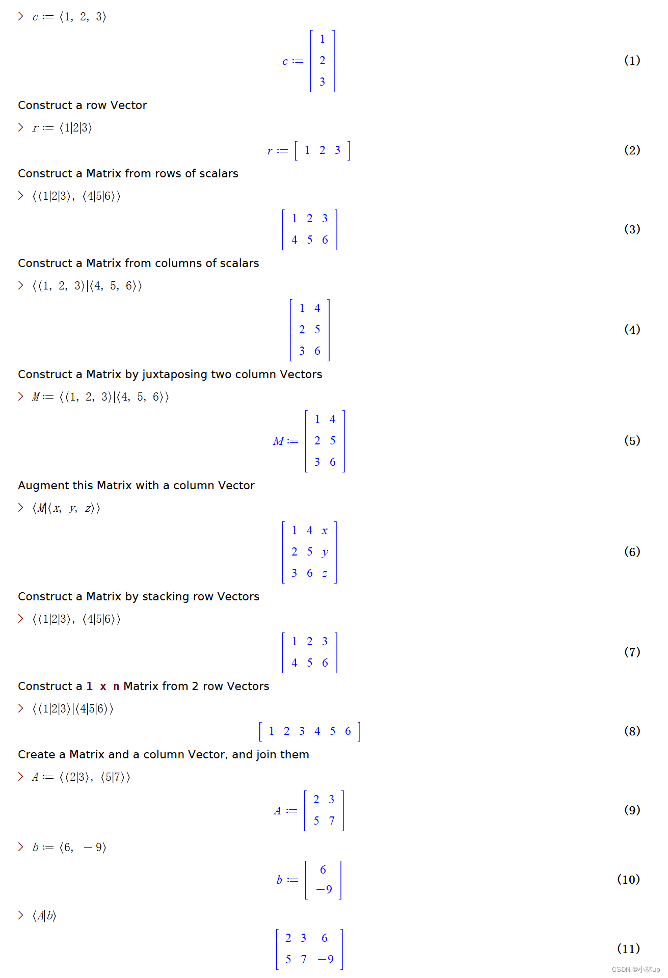 Maple输入矩阵和向量-CSDN博客