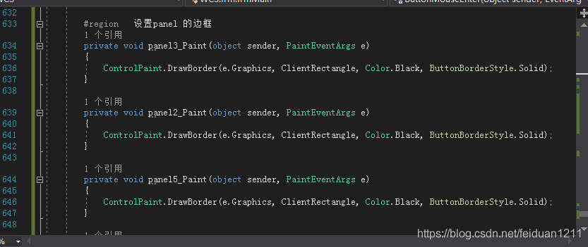 C# 中设置 Winform 的 Panel边框（ControlPaint.DrawBorder）的两种方法_c#panel控件border怎么单独设置一个边显示-CSDN博客