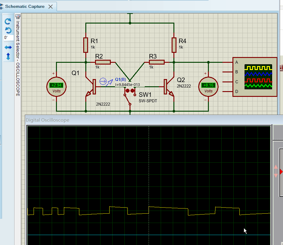 Proteus Tutorial - Building a Bistable Multivibrator Circuit ...