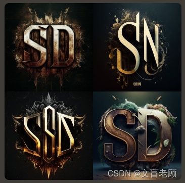 尝鲜 midjourney 体验生成 csdn logo_midjourney 使用单词生成logo-CSDN博客