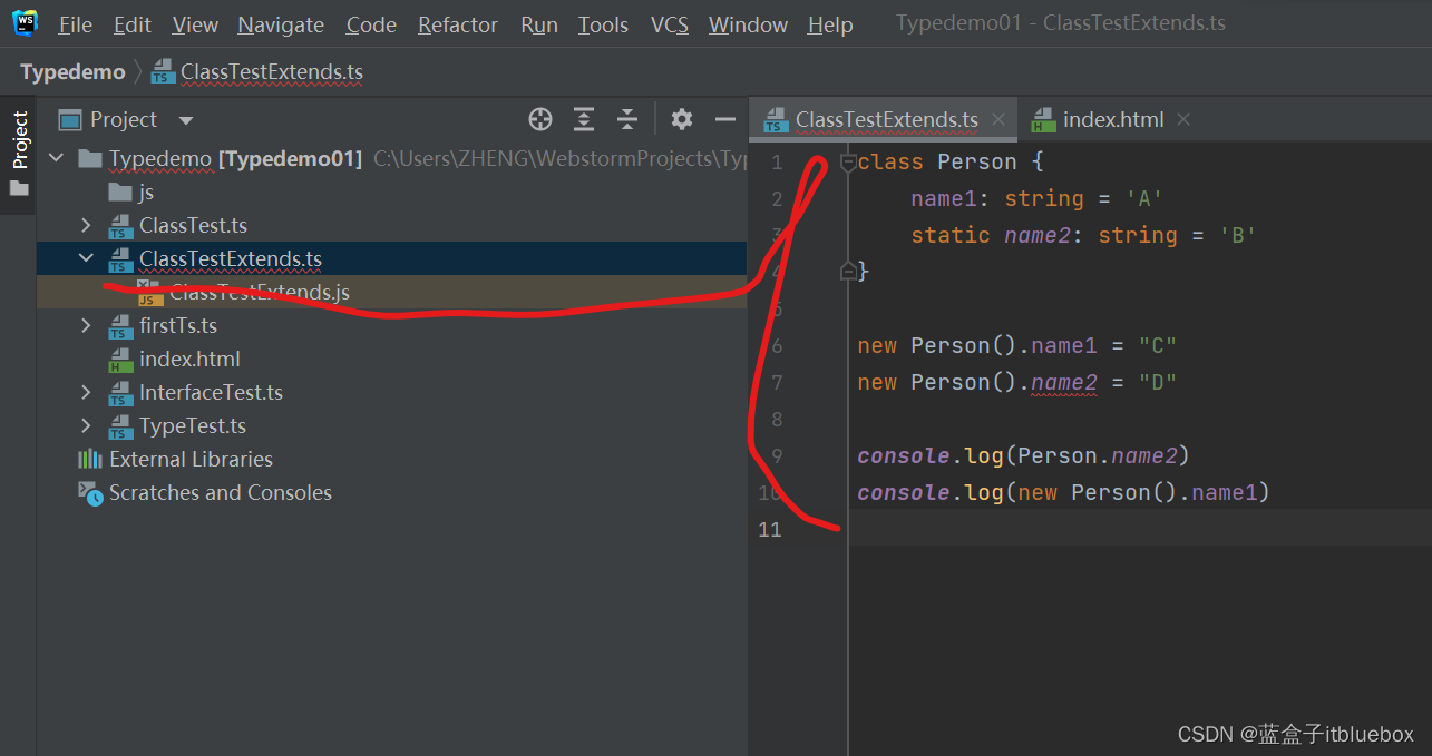 Typescript 快速入门之基础语法（一篇文章精通系列）（我的第一个ts程序【一】）【webstorm版本】 Csdn博客