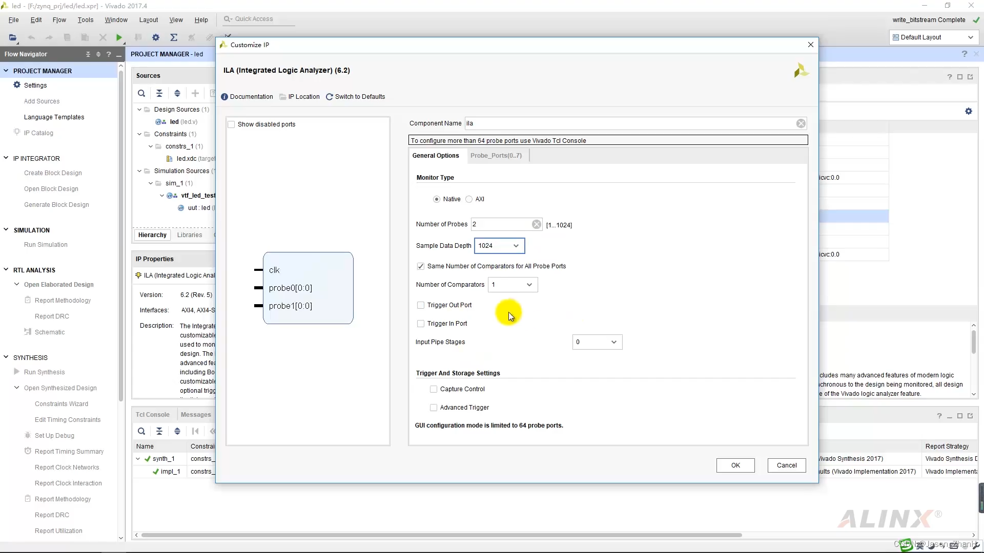 【ALINX】FPGA ZYNQ视频教程AX7020教程—02_Vivoda初体验LED灯工程_alinx ax7020-CSDN博客