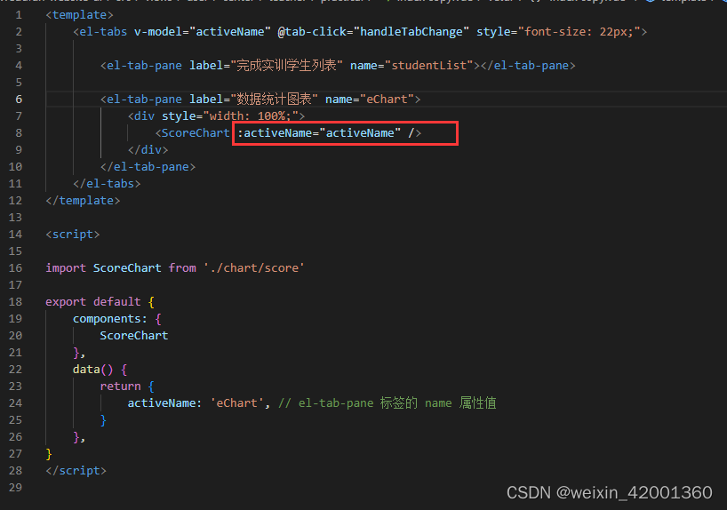解决在 element 的＜el-tabs＞ ＜el-tab-pane＞ 标签中使用echart图表设置宽度100%，结果显示100px问题_elementplus el-tab-pane ...