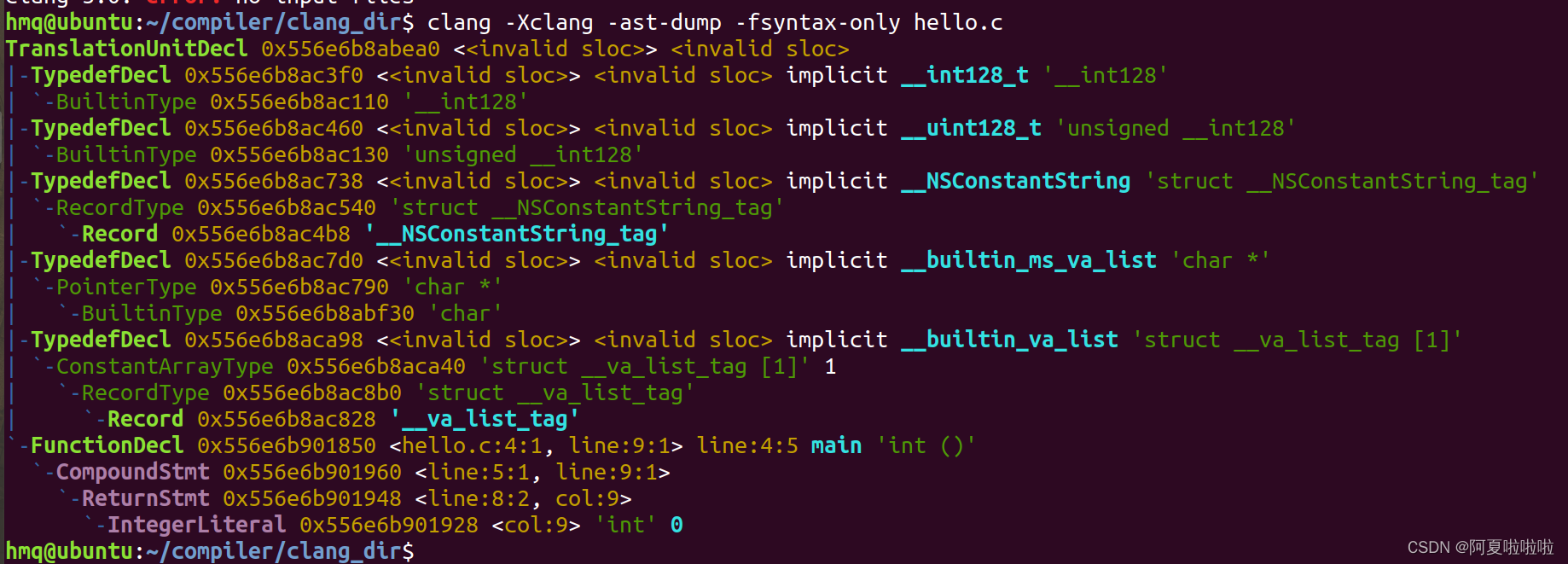 clang编译器的使用_clang编译后生成什么文件-CSDN博客