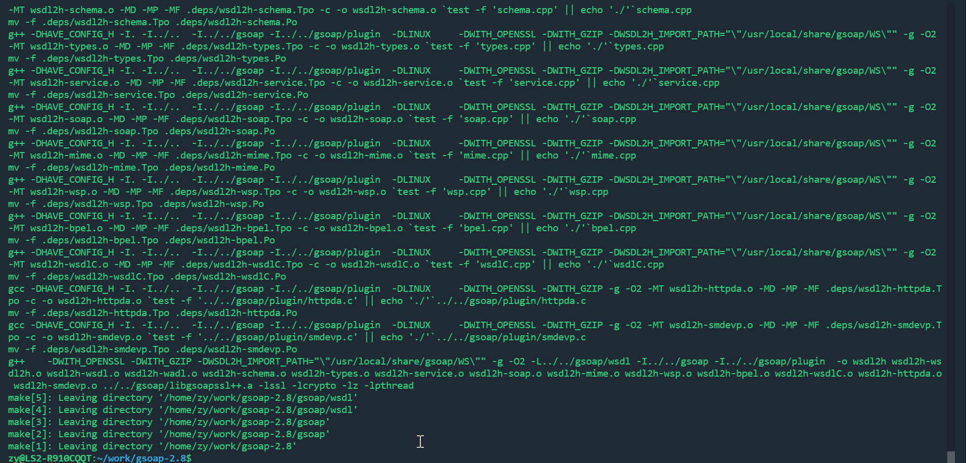 CGO+GSOAP+Onvif Study Summary: 2. WSL compile and install GSOAP - Programmer Sought