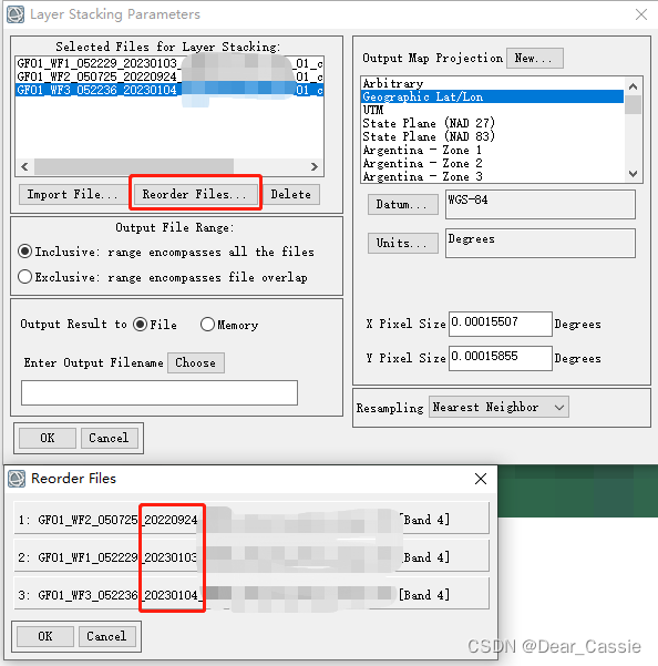 Python 根据经纬度批量裁剪TIFF影像 & ENVI 波段合成_layer stacking工-CSDN博客