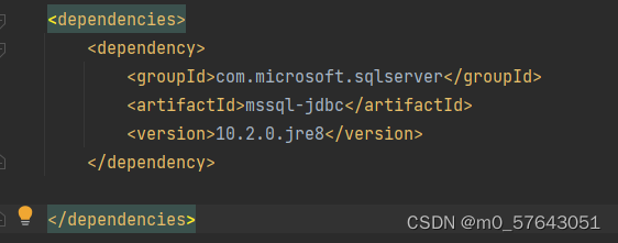 Could not find artifact com.microsoft.sqlserver:mssql-jdbc:pom报错原因_could not find artifact com ...