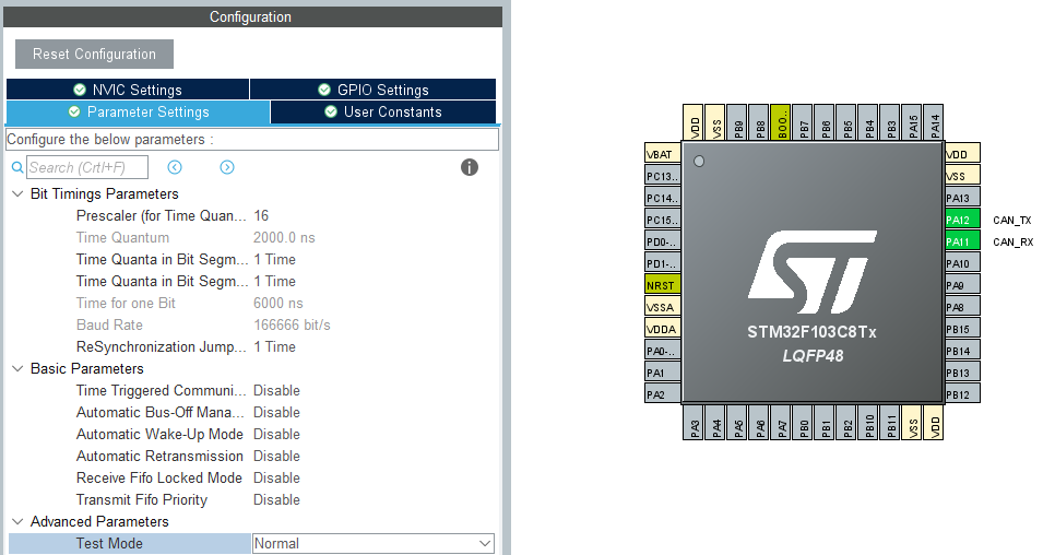 STM32H7 FDCAN兼容普通CAN使用 基于CubeMX配置_stm32cubeide h7配置fdcan作为普通can-CSDN博客
