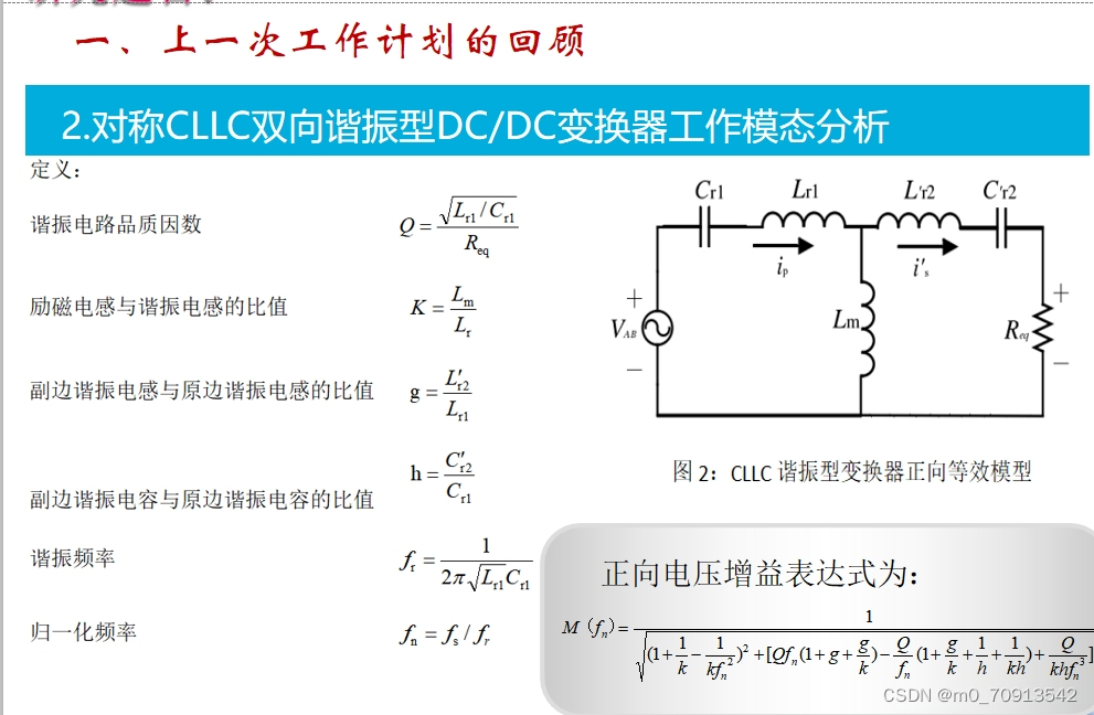 双向全桥LLC/CLLC拓扑闭环控制_llc双向的逆向-CSDN博客