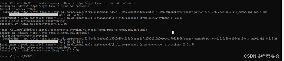 下载安装Anaconda、openCV、pytorch、pycharm过程_清华开源镜像站下载opencv-CSDN博客