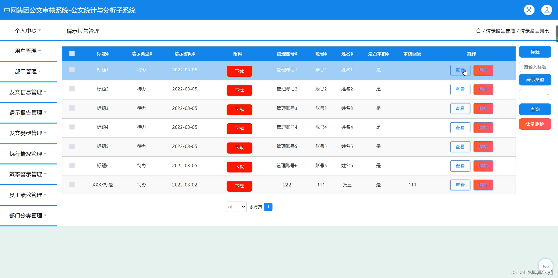 Ssmjsp计算机毕业设计中网集团公文审核系统 公文统计与分析子系统3f879【源码、程序、数据库、部署】 Csdn博客