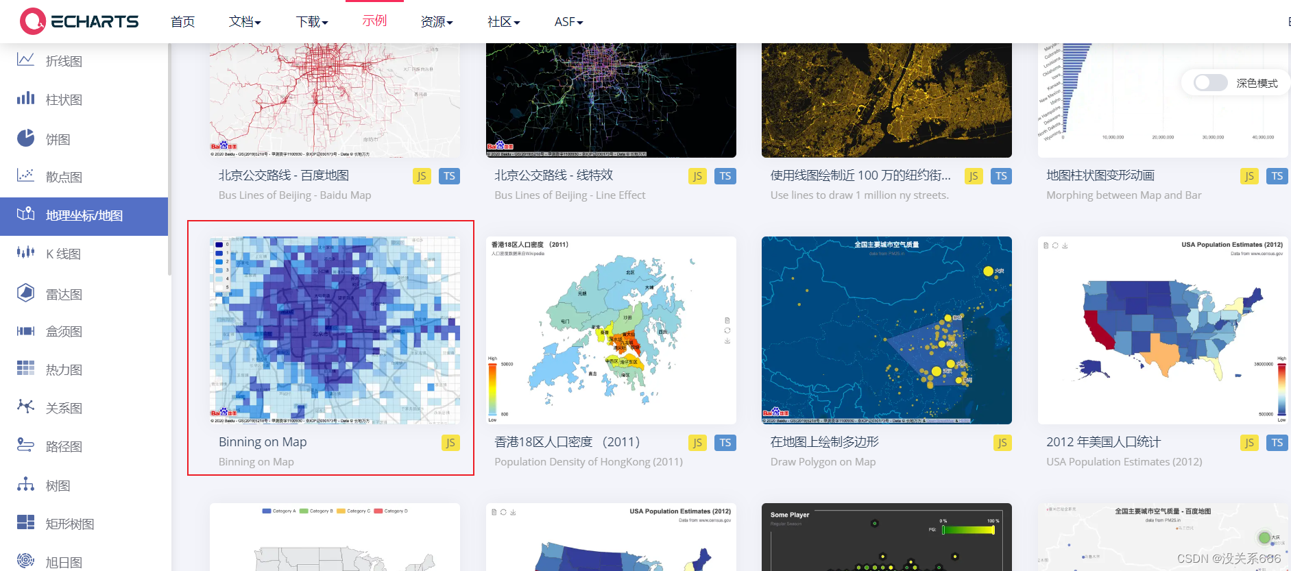 vue版本Binning on Map-CSDN博客