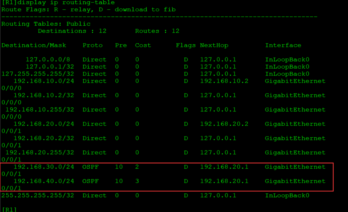 HUAWEI OSPF配置_ospf authentication-mode md5_Huang Wenxing的博客-CSDN博客
