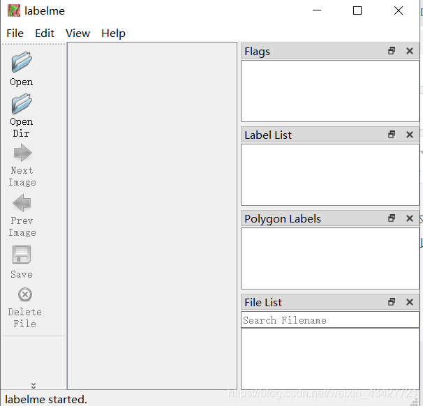 labelme 安装及简单使用_labelme python-CSDN博客