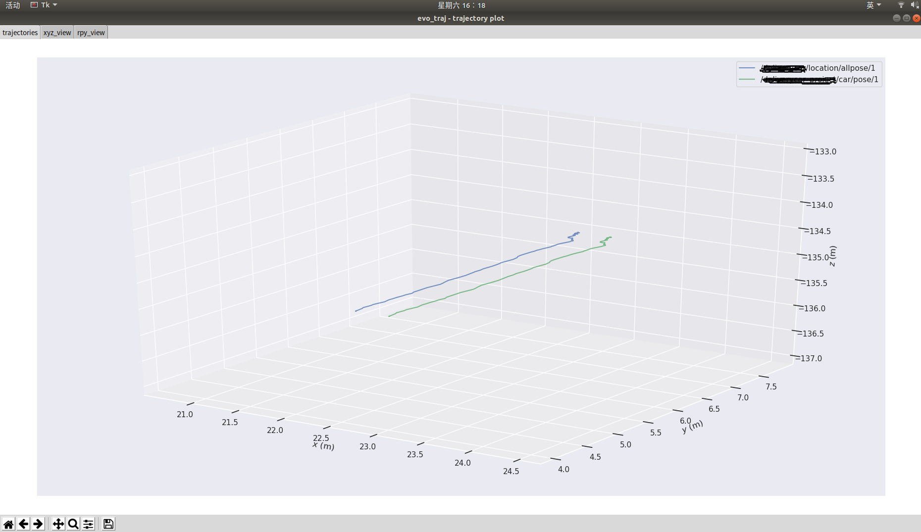 evo_traj报错ImportError: cannot import name NavigationToolbar2Tk_invalid command name ...