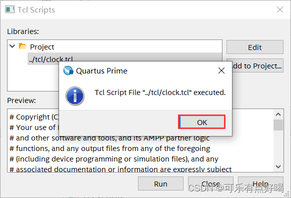 Quartus uses tcl files to quickly configure pins - Programmer Sought