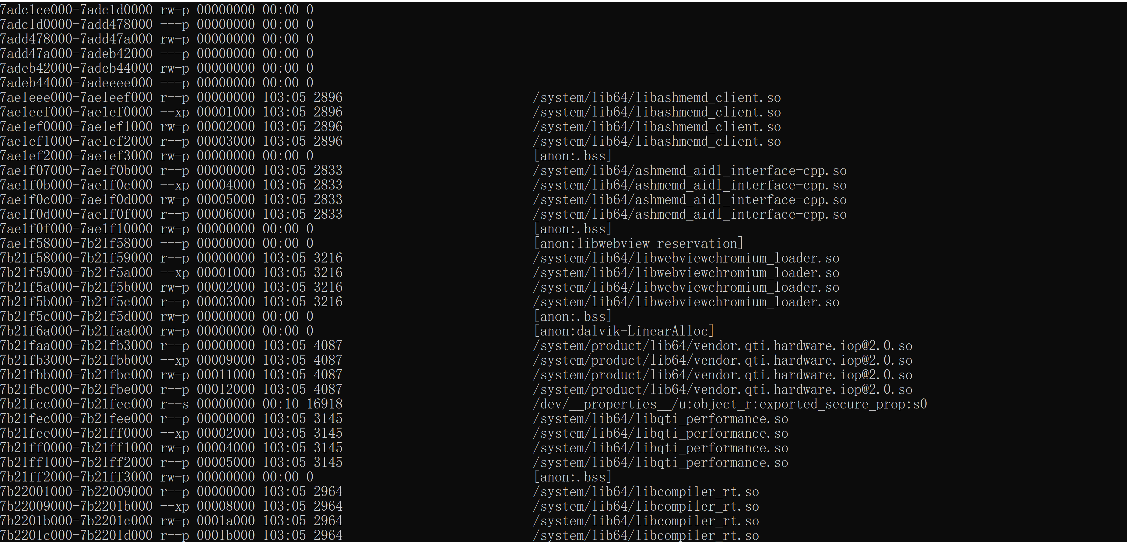 【Android安全】查看app所有so的地址范围 | 查看某个so的基地址_frida 获取so的基础地址-CSDN博客