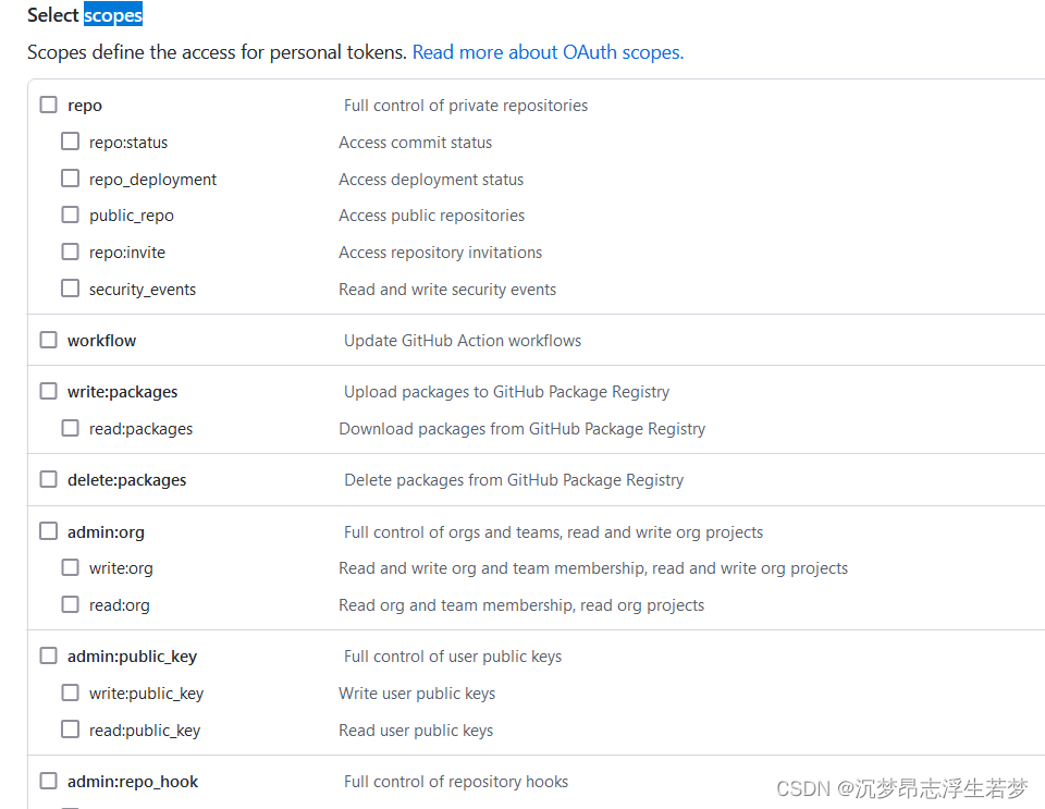 GITHUB 如何设置token_git token设置-CSDN博客