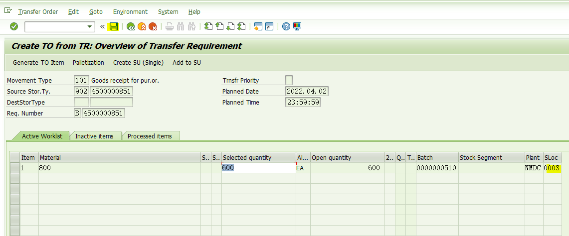 SAP WM 使用Storage Location Reference实现IM层面的存储地点和WM层面的存储类型之间的软关联_sap ewm warehouse storage ...
