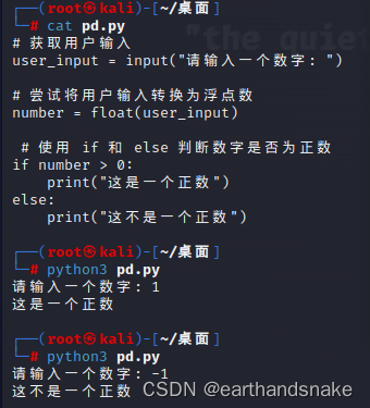 python3 if-else demo 判断数字是否为正数-CSDN博客