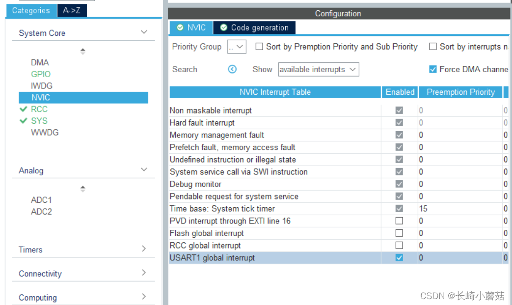 [嵌入式10]STM32中断及串口DMA通信_stm32f103dma中断怎么用-CSDN博客