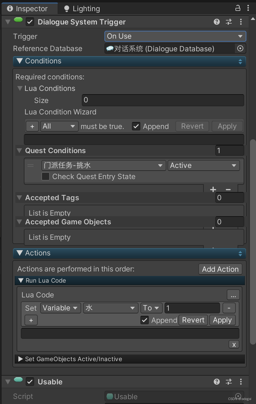 Dialogue System For Unity使用(二)实战unity Dialogue System Csdn博客