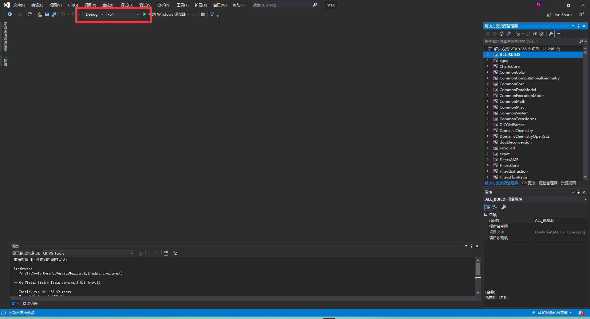 visual studio 2019 QT6.2.2 VTK9.1编译_qt6使用vtk-CSDN博客