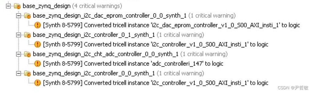 [synth 8 5799] Converted Tricell Instance ‘insti 1‘ To Logic Csdn博客