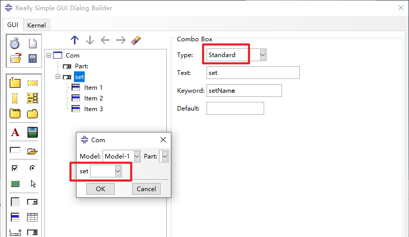 Abaqus GUI程序开发之常用控件使用方法(十五):自定义下拉框控件AFXComboBox使用方法_abaqus的rsg里边下拉菜单怎么用-CSDN博客