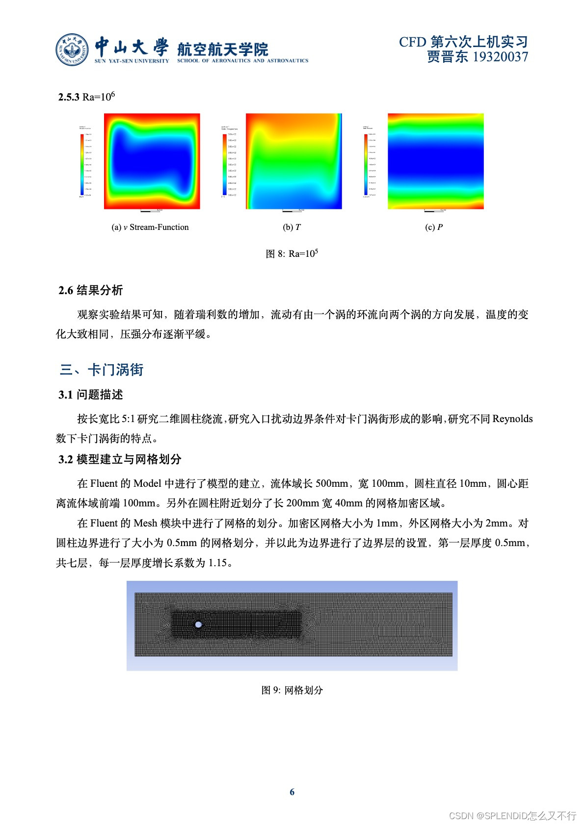【计算流体力学CFD】Fluent软件模拟：方腔热对流&圆柱绕流（卡门涡街）｜Matlab_方腔流动 cfd-CSDN博客