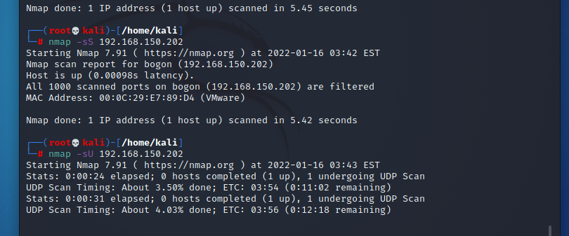 TCP-FLAGS limit NMAP in iptables - Programmer Sought