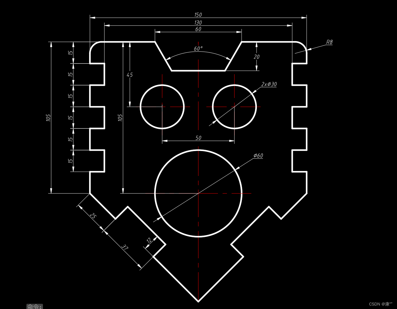 CAD必练16张图_cad必练3图-CSDN博客
