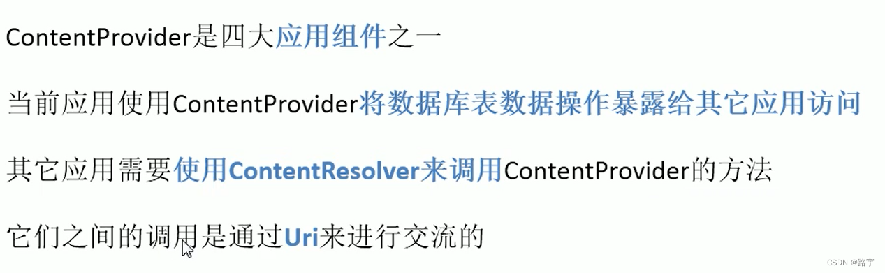 Android Contentprovider内容提供者详解androidmanifestxml中注册provider Csdn博客
