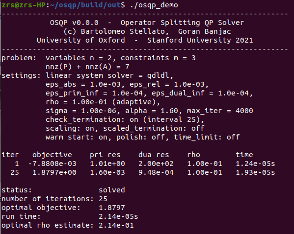 二次规划（QP）与OSQP求解器-CSDN博客