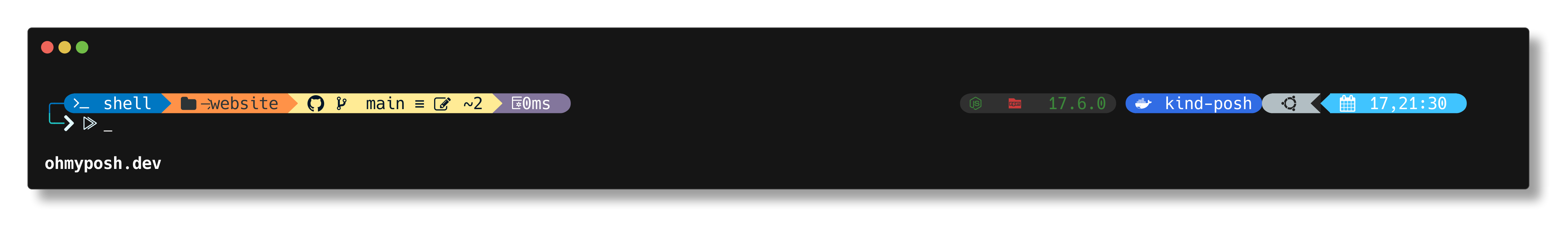 终端安装oh-my-posh记录_mac 安装on my posh终端-CSDN博客