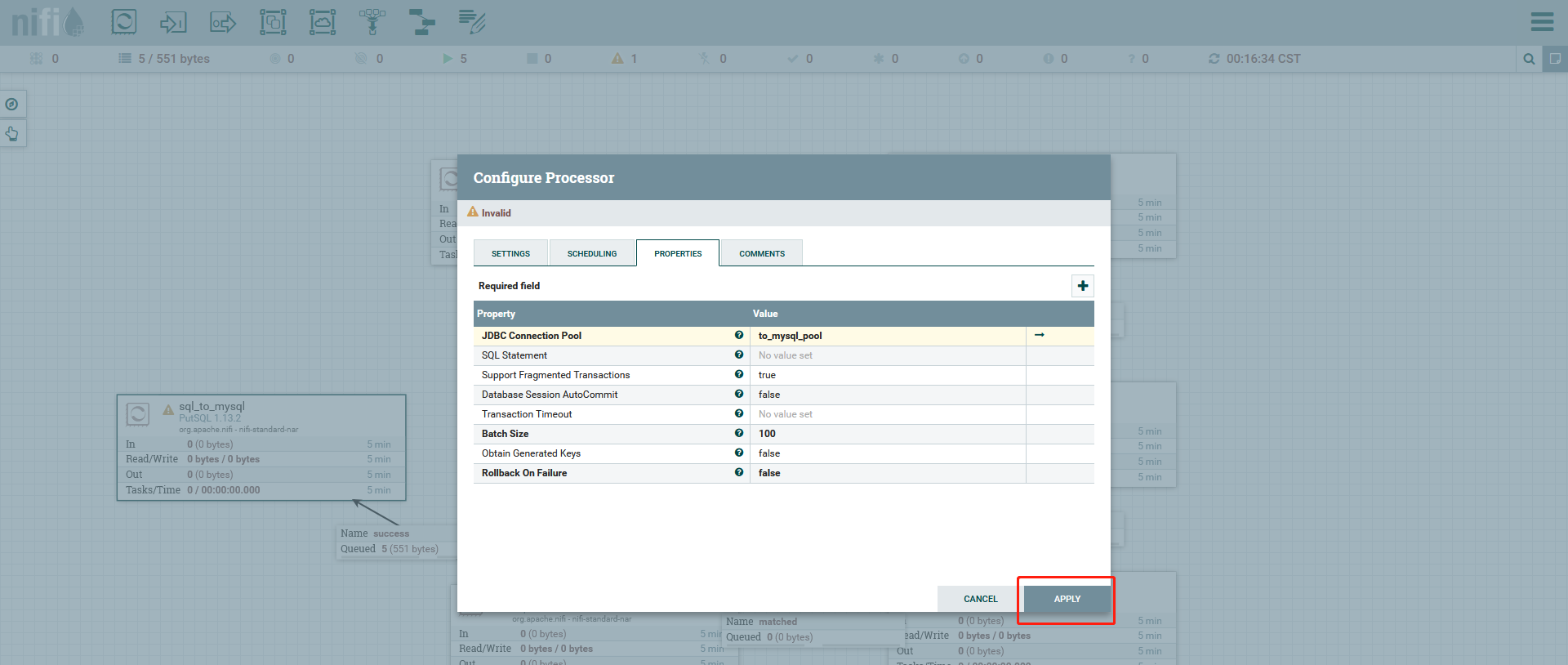 nifi之将上游的生成的sql语句写入到数据库中(六)_nifi putsql-CSDN博客