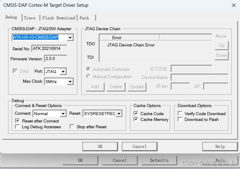 JTAG Device Chain Error怎么解决-CSDN博客