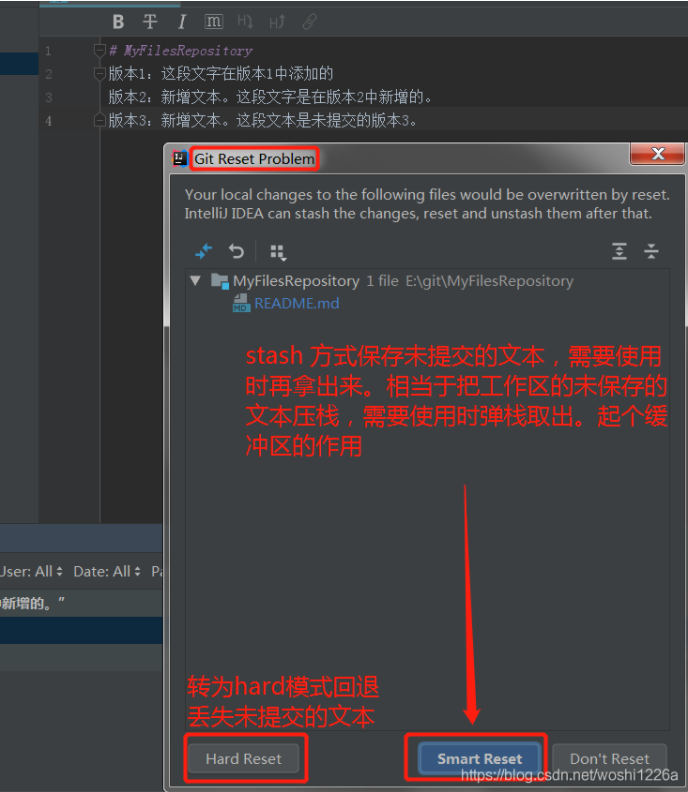IDEA中Git Reset选项说明_idea git reset-CSDN博客