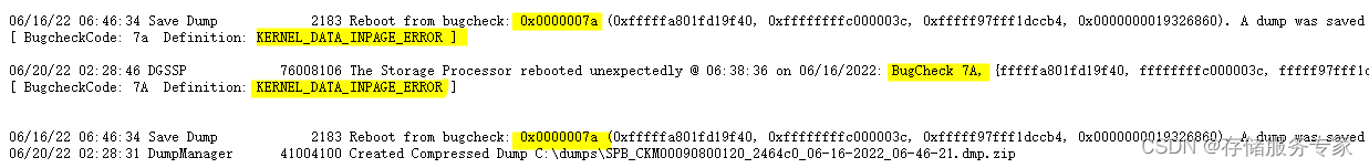 EMC CX4-120 SPB控制器重启原因分析_bugcheck导致电脑重启-CSDN博客