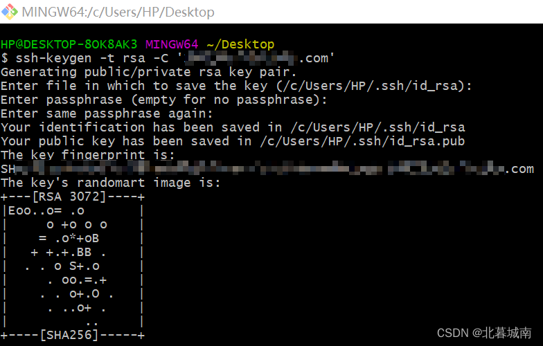 生成新的ssh Key，解决 “fatal Could Not Read From Remote Repository “ Ssh Key不